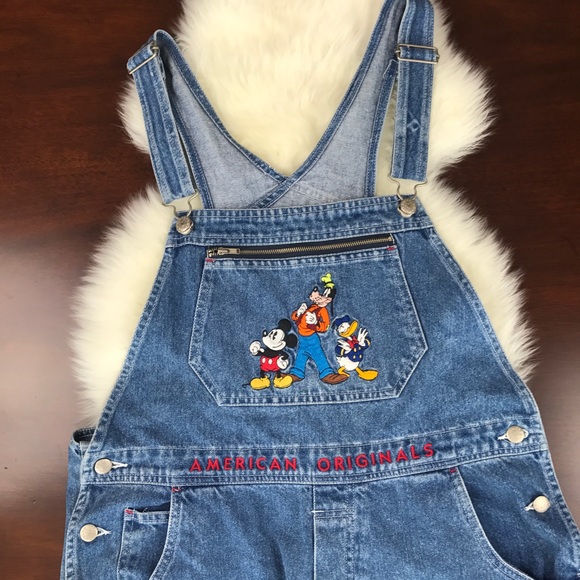 Disney | Jeans | Vintage Disney American Original Denim Overalls | Poshmark